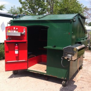 A Dumpster In Brooklyn Is Converted Into A Cool Living Space - ZergNet