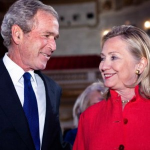 The Troubling Friendship of Hillary Clinton and George W. Bush - ZergNet